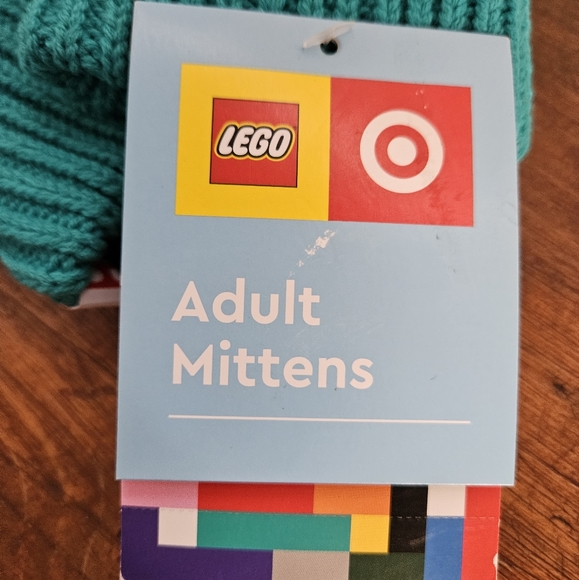 Lego | Accessories | Lego X Target Chunky Knit Adult Mittens Bright ...